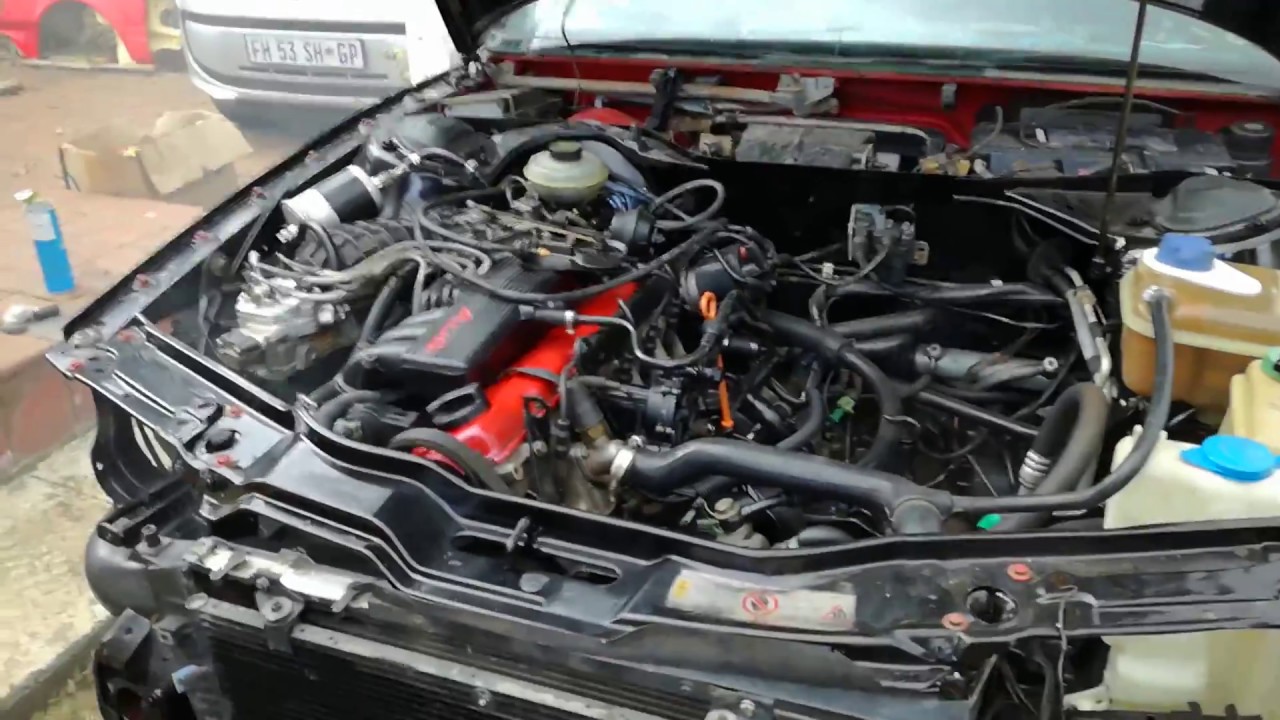Audi 100 2.3e / 500se | Engine 1st start with Exhaust. - YouTube