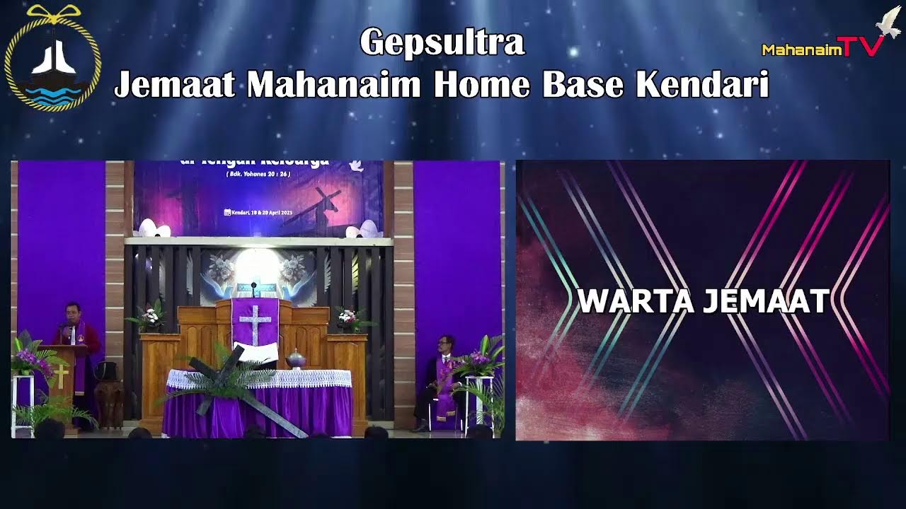 Minggu 13 April 2025, Ibadah Minggu Sengsara VII Gepsultra Jemaat ...