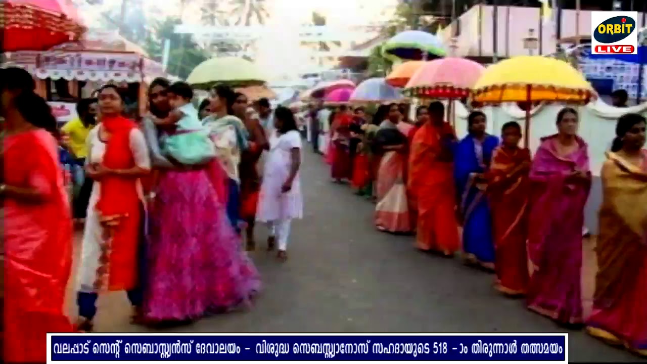 StSebastians church Valappad 518-th Thrunaal - YouTube