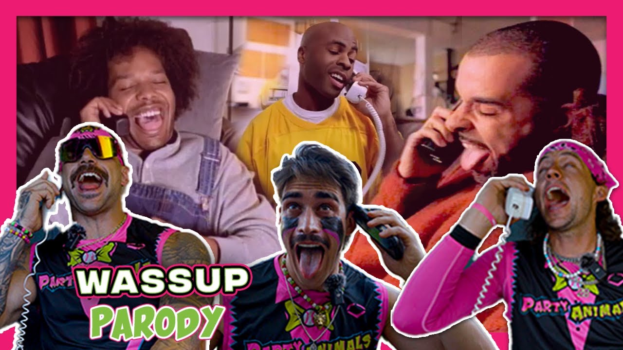 Iconic Budweiser "Wassup" Commercial Parody | The Party Animals - YouTube