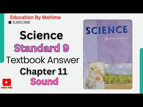 Science||Standard 9||Chapter 11||Sound||Textbook Excercise Answer||Full ...
