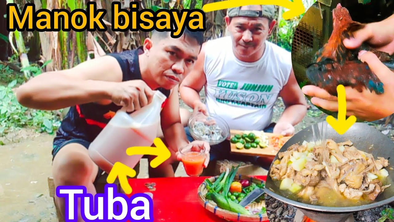 NAGLULUTO NG BISAYANG MANOK!BUHAY PROBINSYA!MR BUKID VLOG#tuba # ...