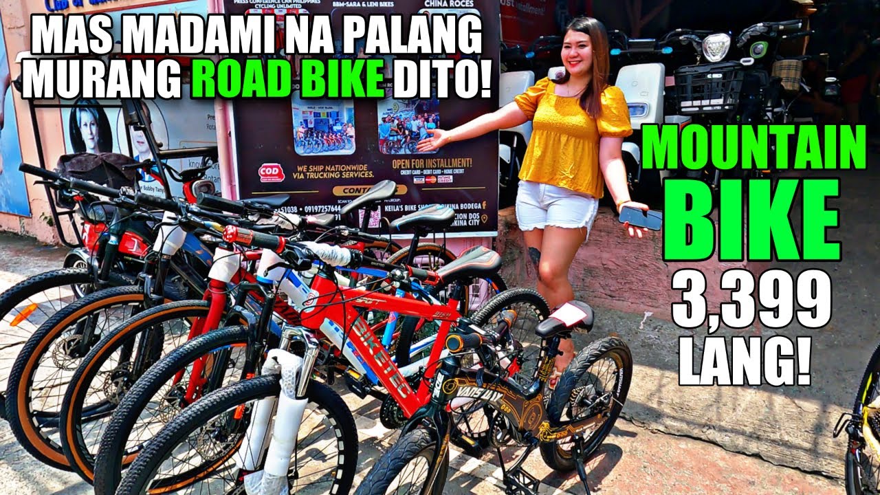MAS MARAMI PA PALANG ROAD BIKE DITO! PATI MTB TAMBAK NA DITO 3,399 MAY BAWAS PA NGAYONG 2023 ...