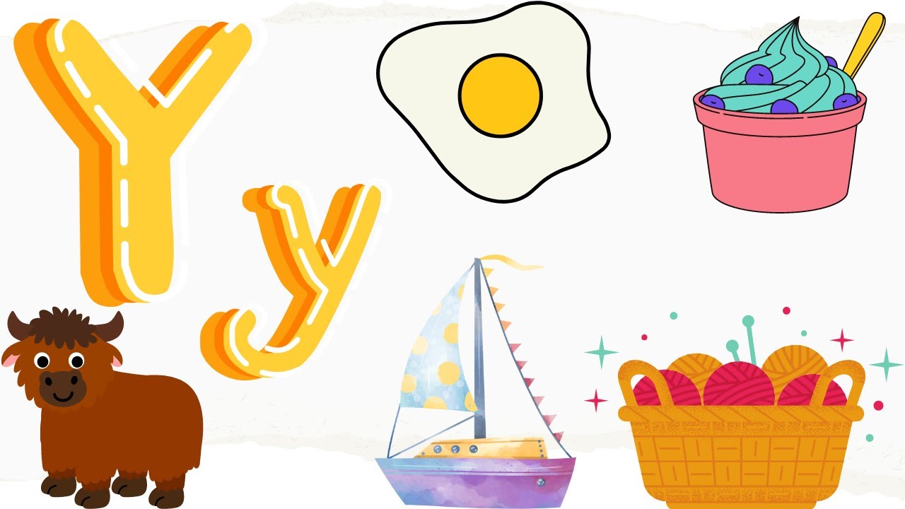 Letter Yy | Learn Y Alphabet | Learn Letter Y With Easy Objects ...