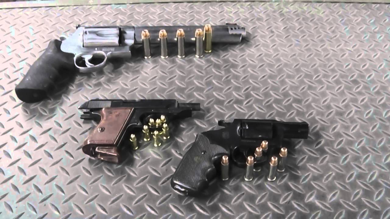 Magnum 500, Walther PPK , 38 Revolver - YouTube