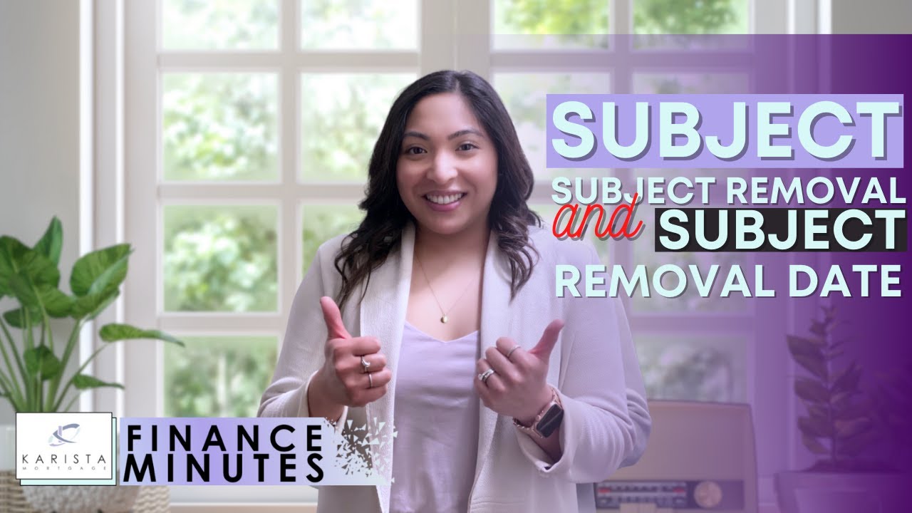 Finance Minutes #68 - Let’s talk about Subjects, Subject removal, and ...