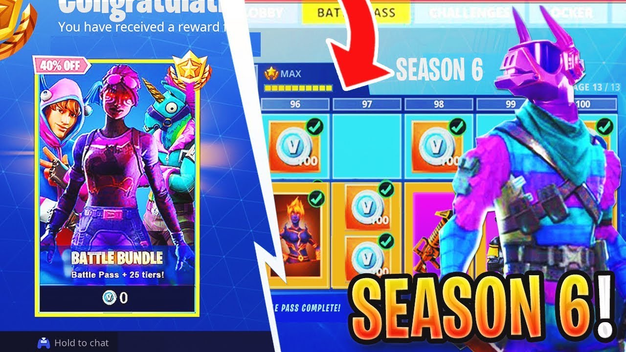 *NEW* How To UNLOCK SEASON 6 BATTLE PASS Free In FORTNITE! (Fortnite ...
