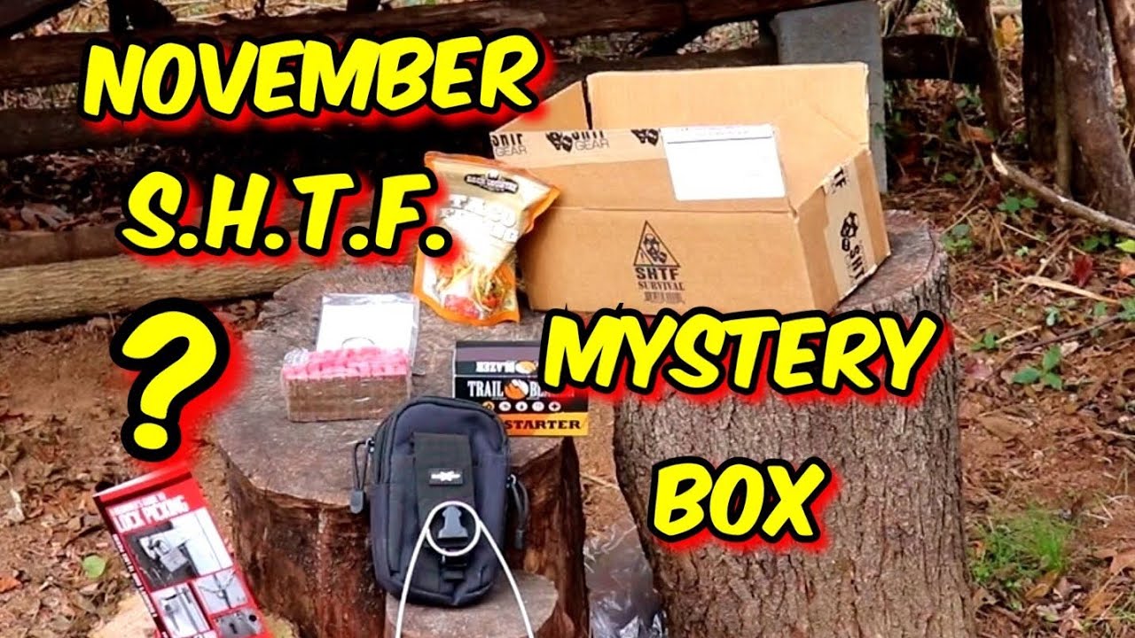 SHTF Mystery Subscription BOx, November 2018, by Aim4 Survival ...