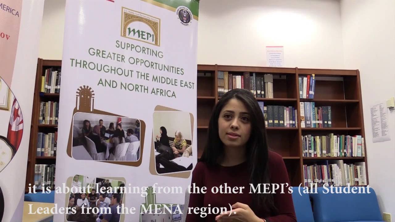 MEPI Student Leaders Alumna speaks about her experience - YouTube