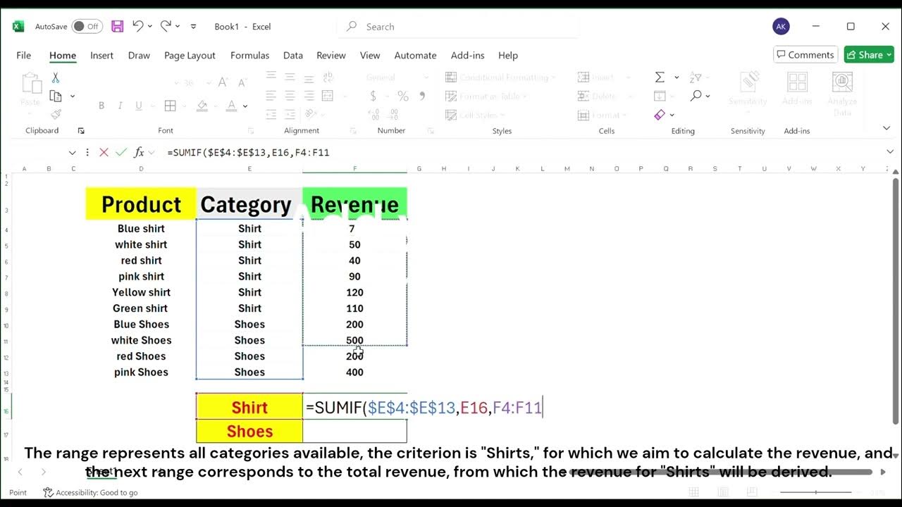 Calculate Revenue Like a Pro, USE just one Excel function - YouTube
