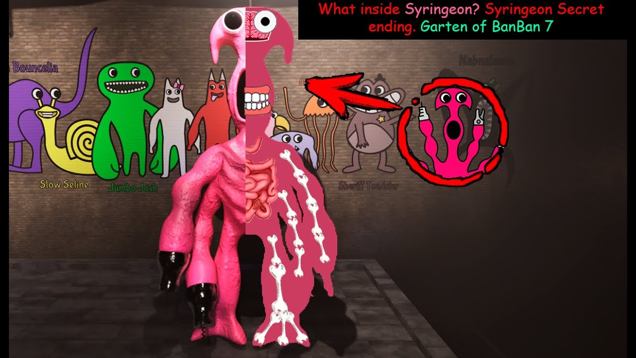 What inside Syringeon??? Syringeon secret ending. Garten of BanBan 7 ...