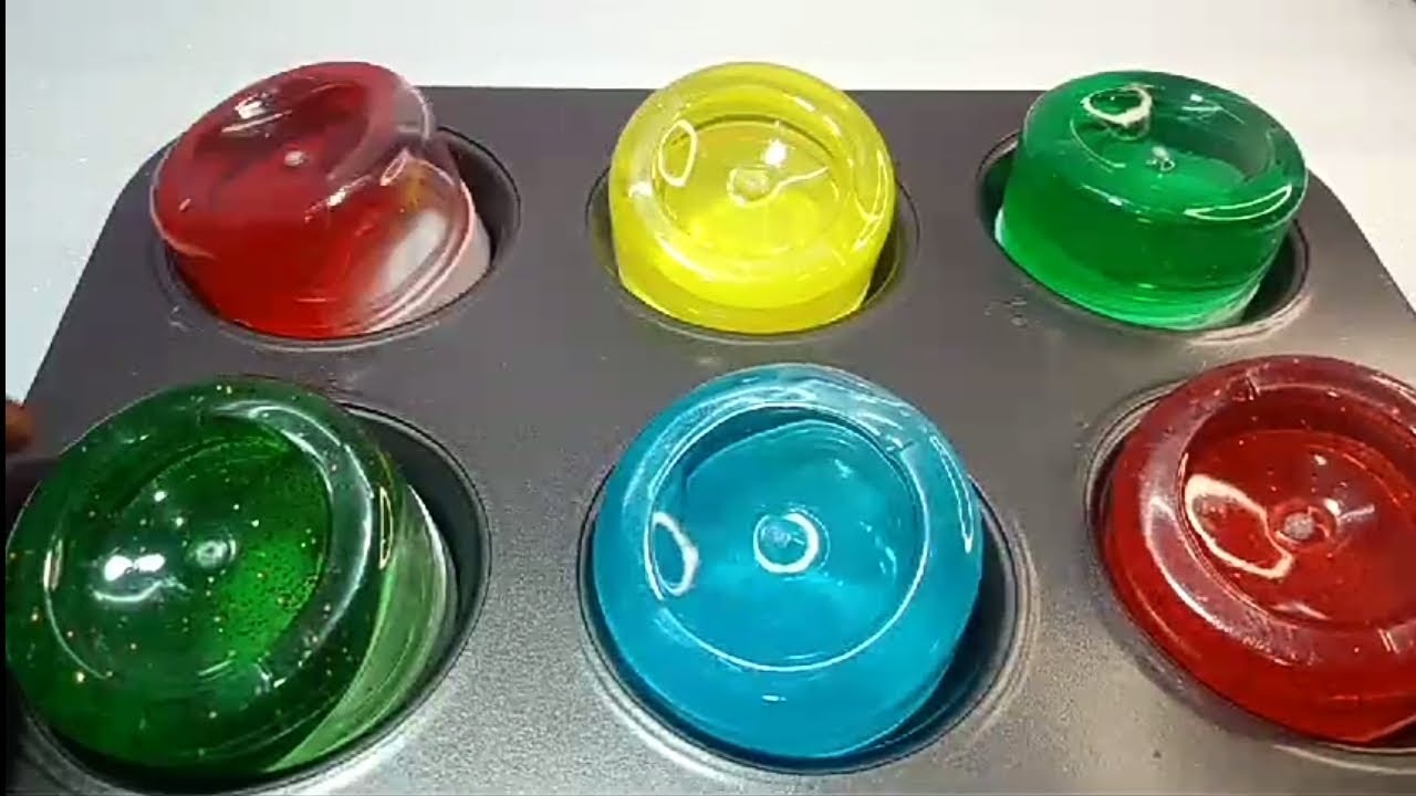 Satisfying different color slime. compilation #25 #slimevedio #asmr ...