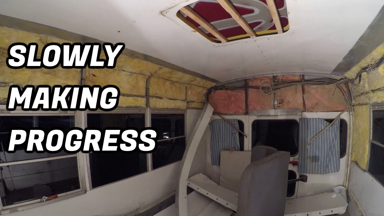 Mini-Bus Conversion: Removing Rear AC and Back Wall - YouTube
