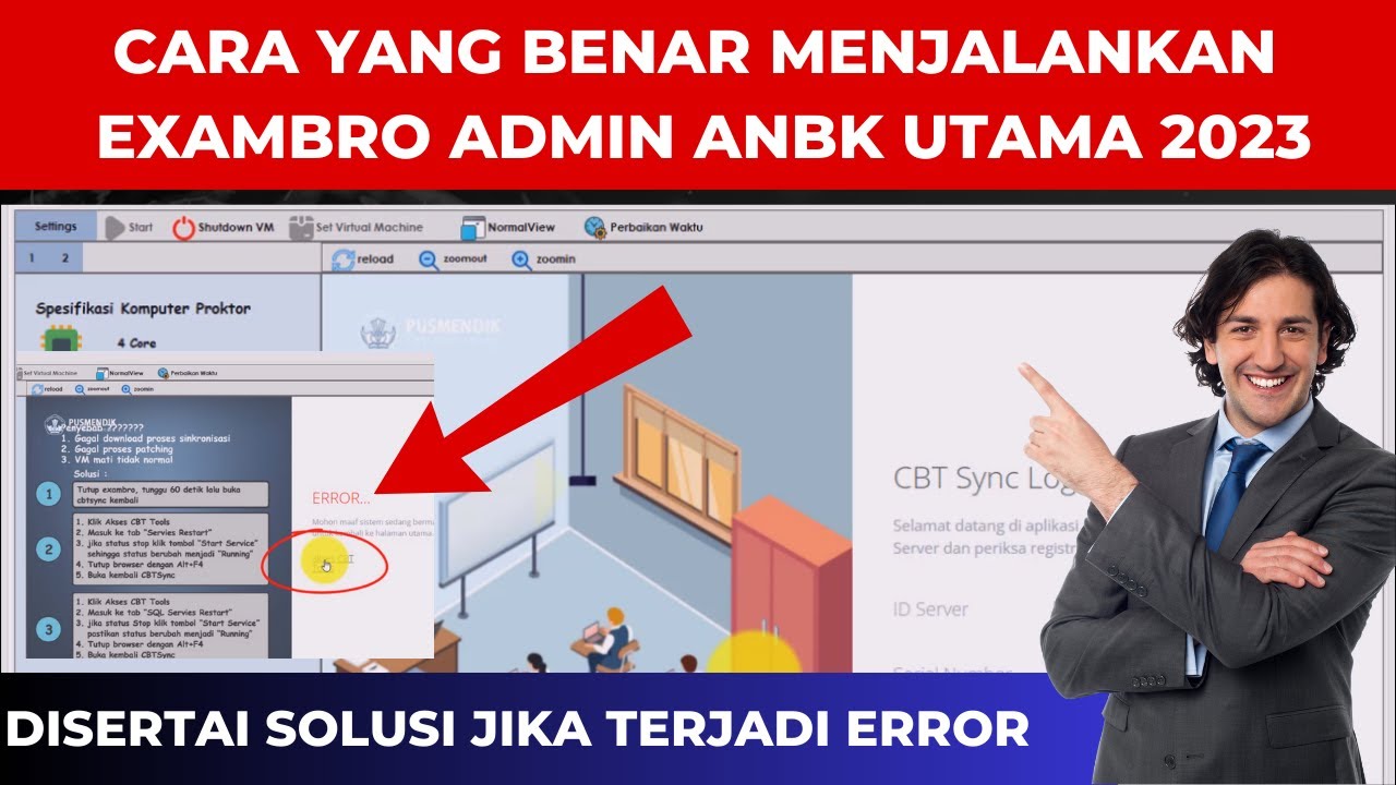 CARA MENJALANKAN EXAMBRO ADMIN ANBK UTAMA 2023 | EXAMBRO ADMIN ANBK ...