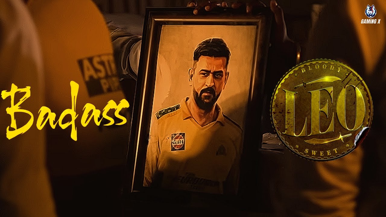 Badass ft. Dhoni | Tribute To MSD | Leo | Gaming X Edits - YouTube