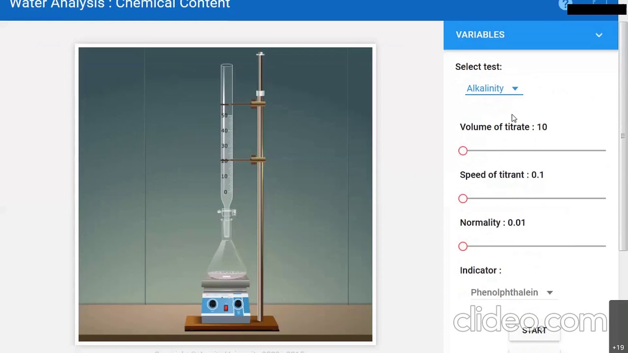 Hardness of Water (Virtual Lab) | Alkalinity of Water (Virtual Lab ...