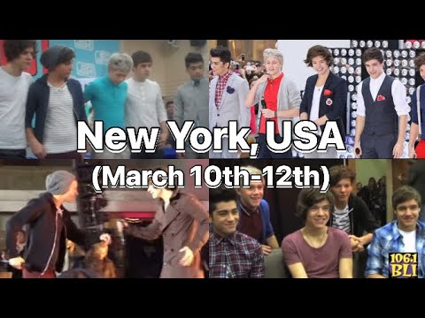 One Direction Timeline March 10th-12th 2012 - YouTube