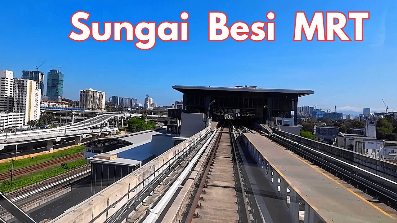 Kuala Lumpur Sungai Besi MRT Interchange Station Tour - YouTube