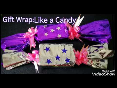 DIY Gift Wrapping like Candy | Easy Gift Wrapping - YouTube