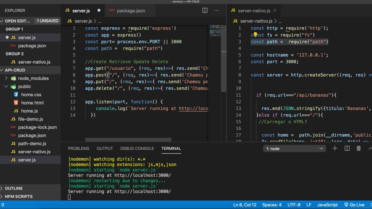 9 Nodejs Conteúdo Estáticos Com Expressjs Youtube