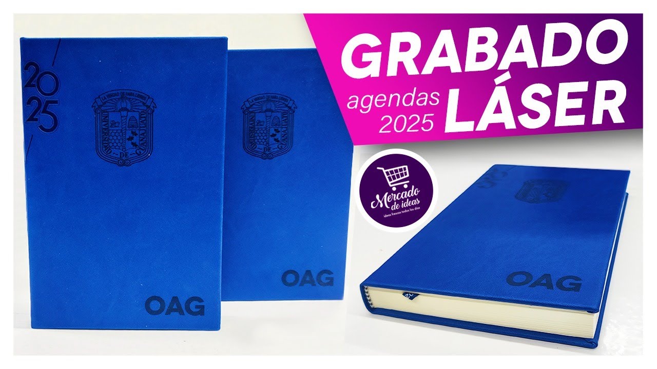 Agendas Personalizadas con Grabado Láser Cómo se Hacen - YouTube