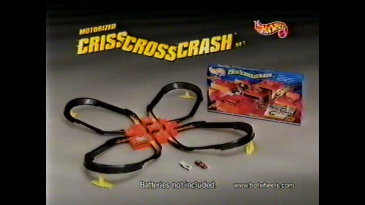 Hot Wheels Criss Cross Crash Toy Commercial (1999) - YouTube