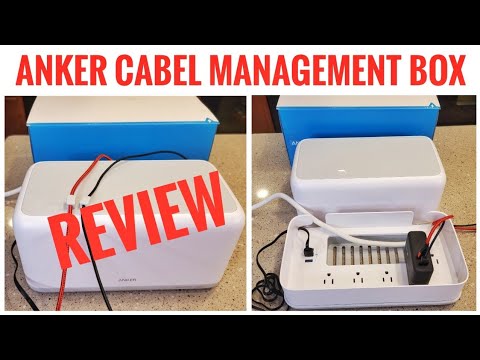 UNBOXING & REVIEW Anker Power Strip & Cable Management Box A9164121 ...