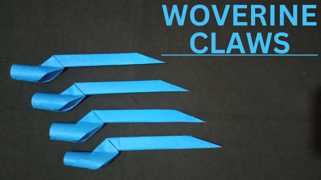 easy diy wolverine claws #origami #crafts #diy #craftideas #papercraft ...