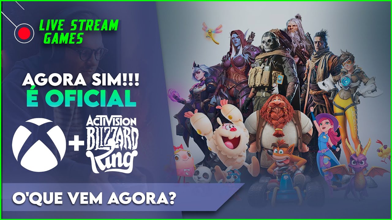🔴LIVE | AGORA SIM!!! É OFICIAL A ACTIVISION BLIZZARD KING É DA ...