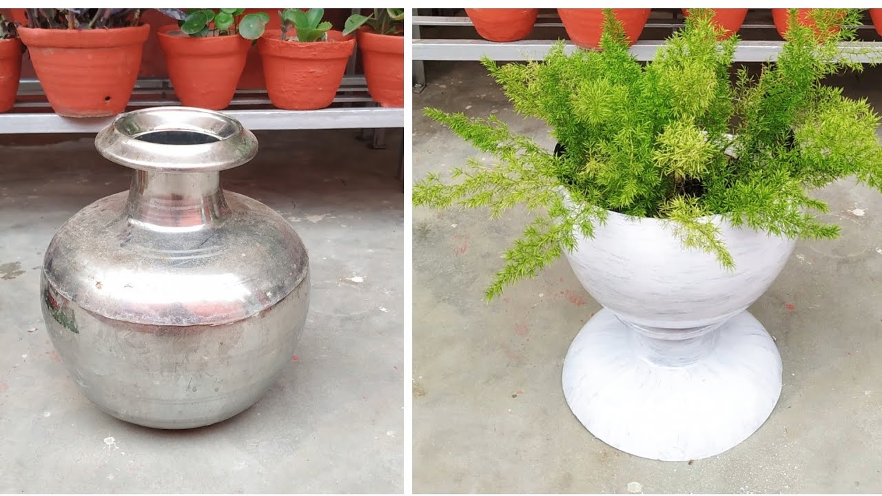 Steel matka into pot || - YouTube