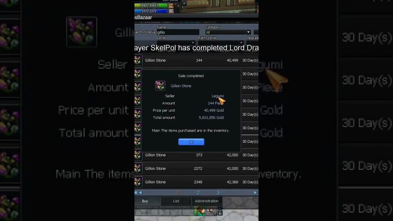 Pt6 Trading 1kk to 1kkk on Nostale Olympus server #shorts - YouTube