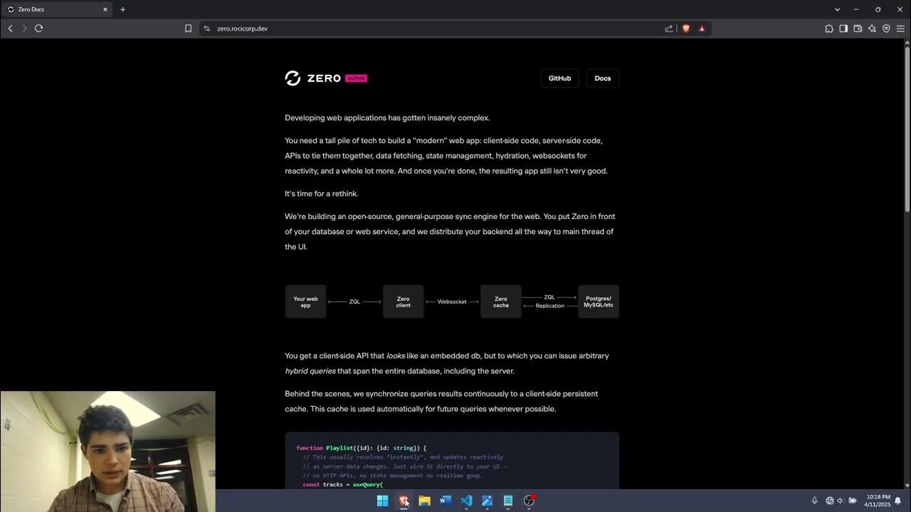 The Secret to Building Fast, Reactive Apps (Zero Sync + React Tutorial) - YouTube