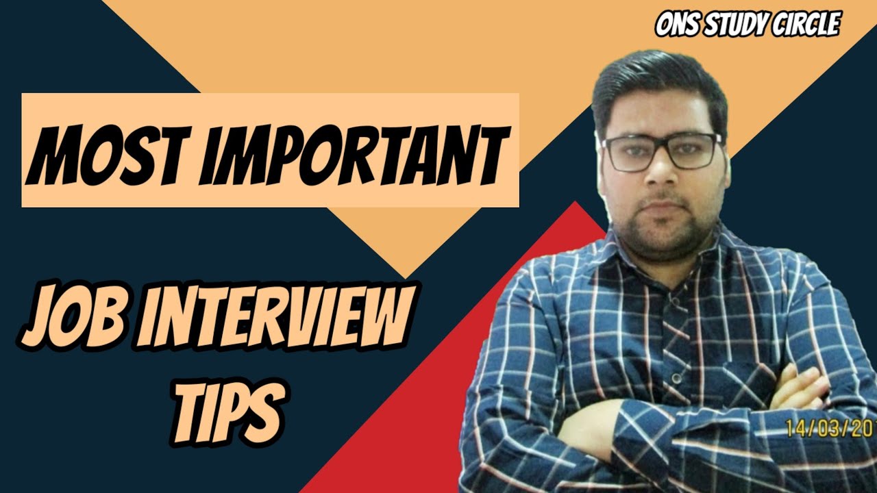 Most Important Job Interview Tips - YouTube