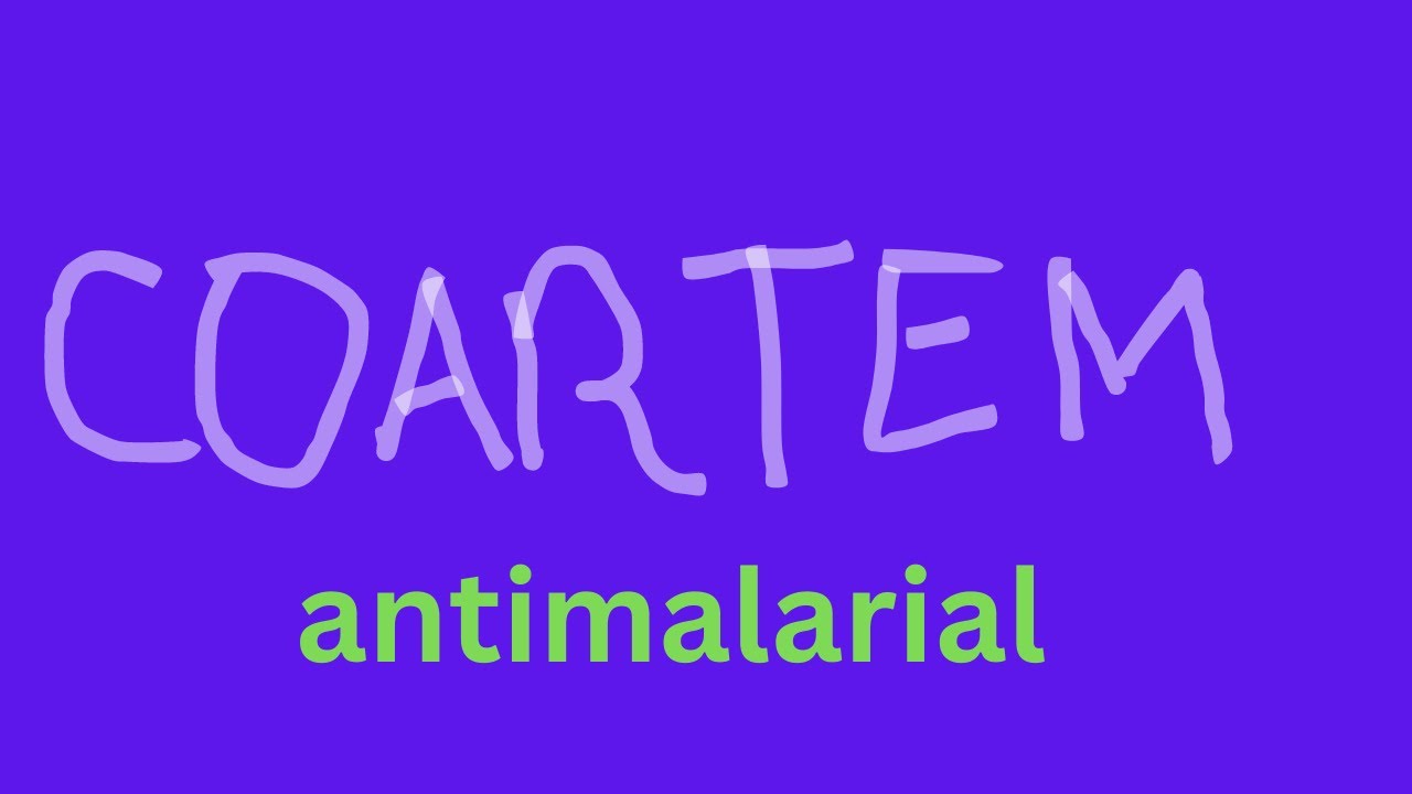 coartem (artemether+lumefantrine) - YouTube