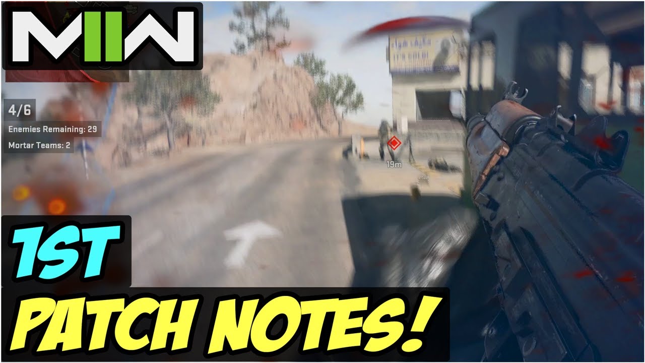 First Patch Update for Modern Warfare 2 (MW2 Patch Notes) - YouTube