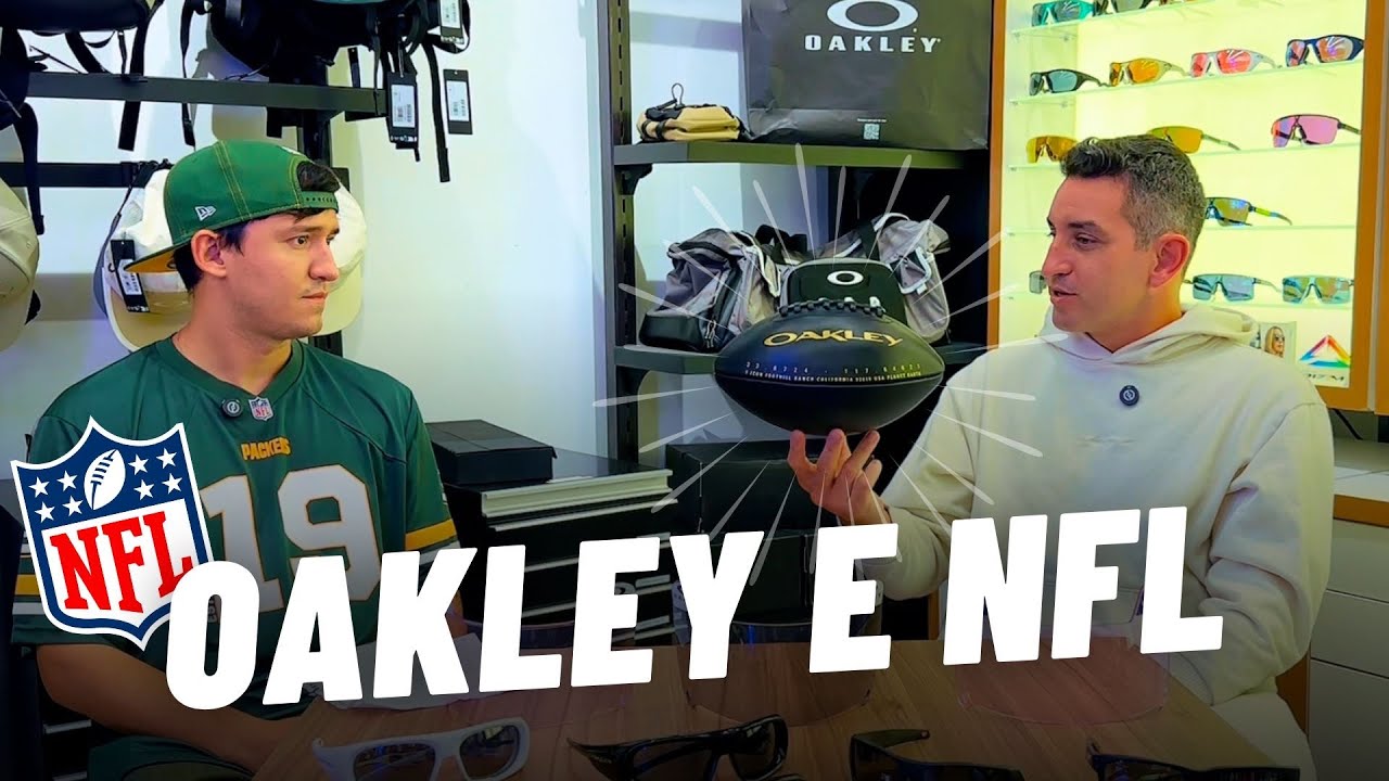 OAKLEY E NFL | DETALHES SOBRE A COLEÇÃO OAKLEY COLLAB NFL E CENAS DO ...