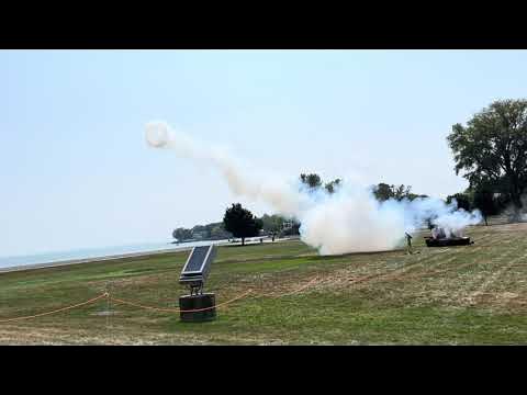 Cannon Firing in the Age of Sailors - YouTube