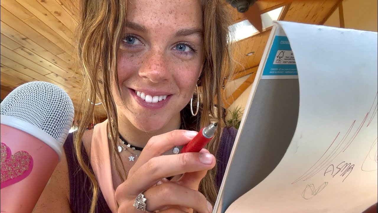 ASMR Drawing your Portrait ROLEPLAY - YouTube