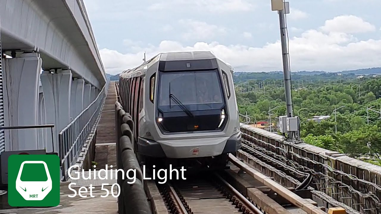 MRT KAJANG LINE (SBK LINE) GUIDING LIGHT SET 50 ARRIVING & TERMINATES ...