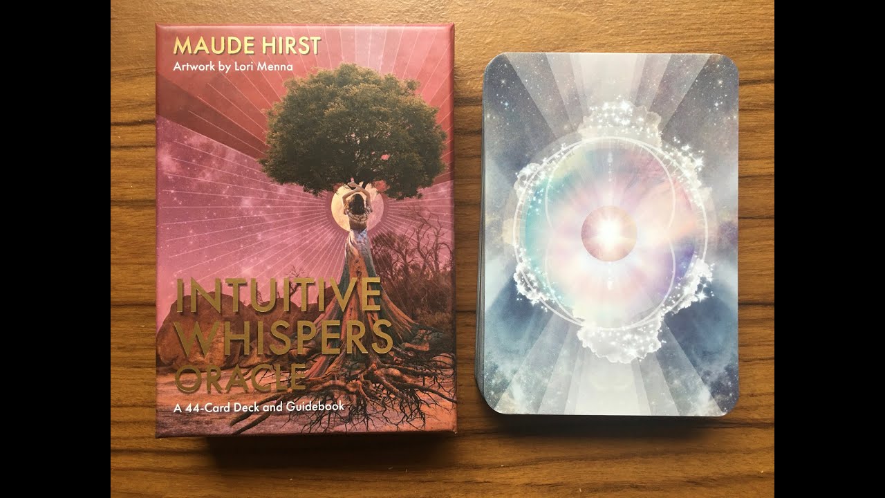 Intuitive Whispers Oracle by Maude Hirst. 44 card Oracle Deck with ...