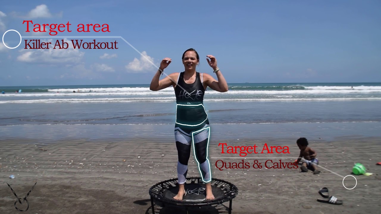 HardCore Bounce Fitness Kriss Cross Drill - Rebound Fitness - YouTube