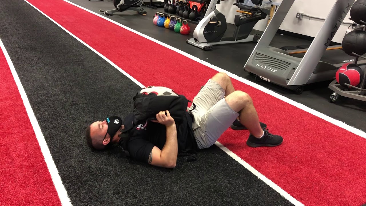 Backpack Chest Press - YouTube