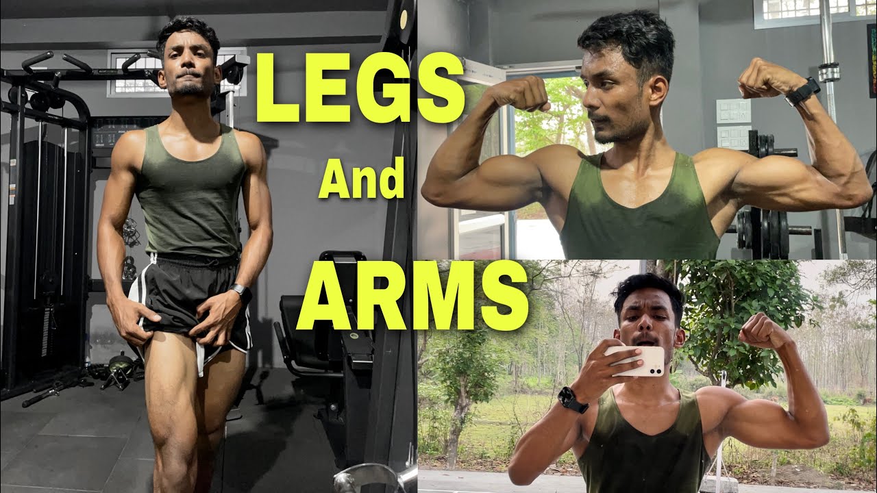 LEG & ARM WORKOUT / How i train this to muscle group ! - YouTube