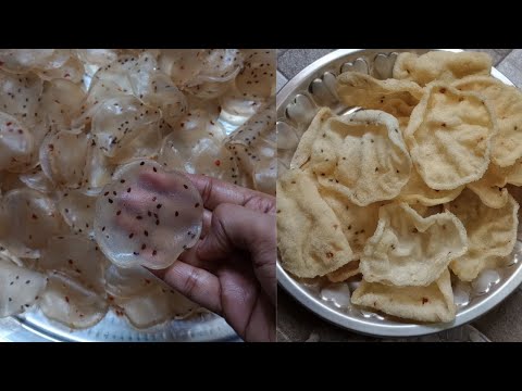 Instant papad/Just 10 minutes is enough to make 60 papads with no ...