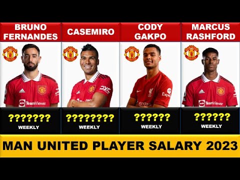 Manchester United Player Salary 2023 Bruno Fernandes, Cody Gakpo ...