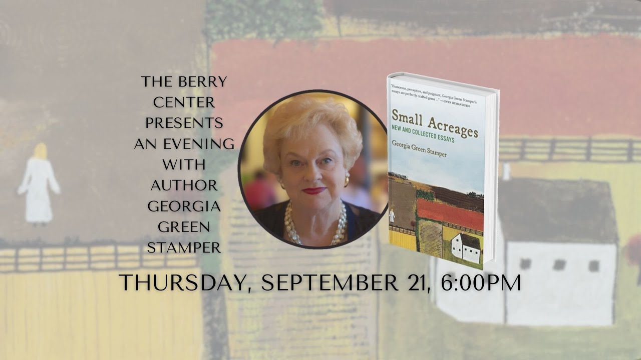 Georgia Green Stamper - My Small Acreages: The Importance of Saving ...
