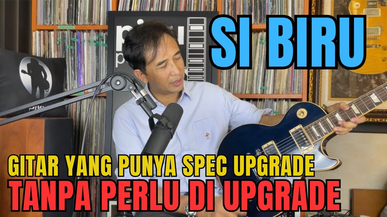 REVIEW GITAR GIBSON LES PAUL BIRU TRADITIONAL tahun 2011 - YouTube