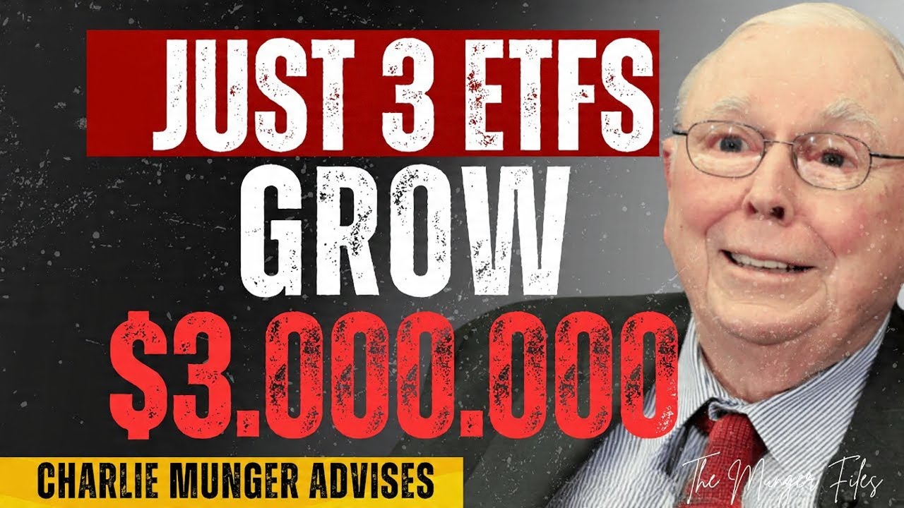 Charlie Munger: Best 3 ETF Portfolio To Make You Very Rich (Investing ...