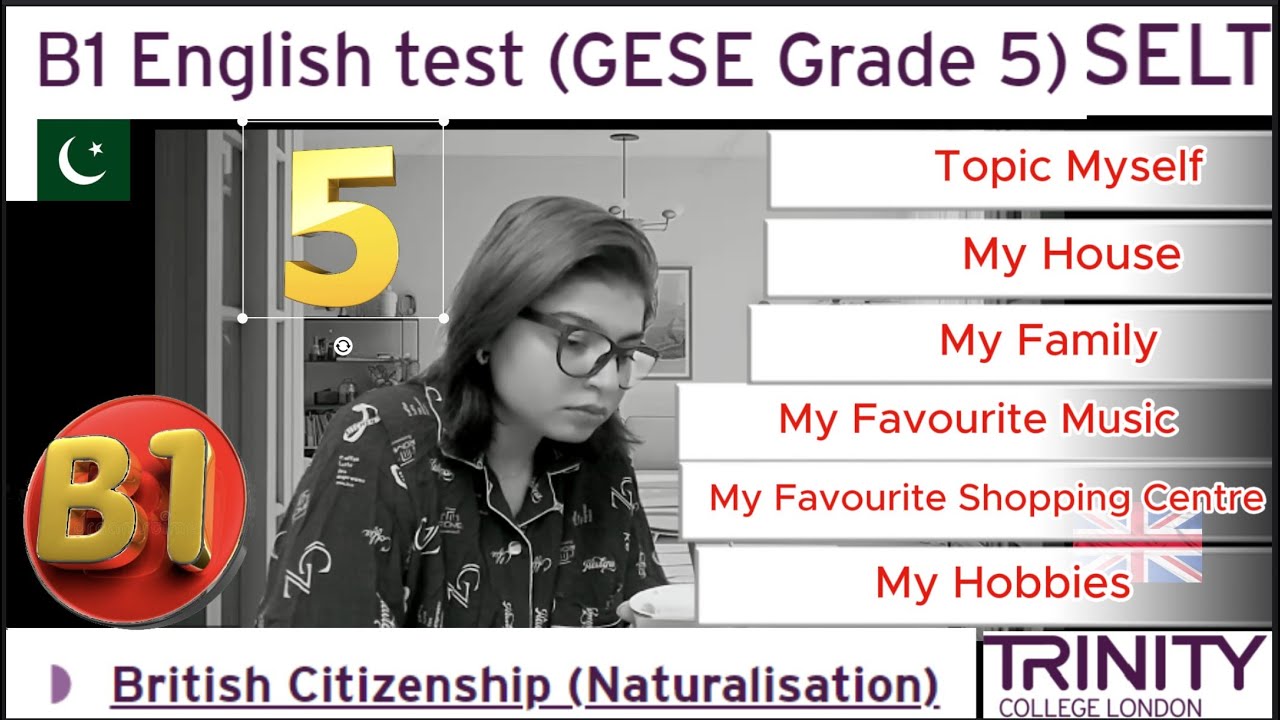 B1 English Test (GESE Grade 5) Trinity B1 10 Minutes Spoken Exam ...