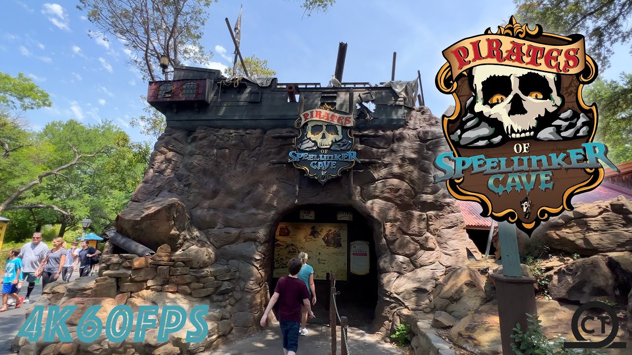Pirates Of Spelunker Cave at Six Flags Over Texas June 2022 | 4K60FPS ...